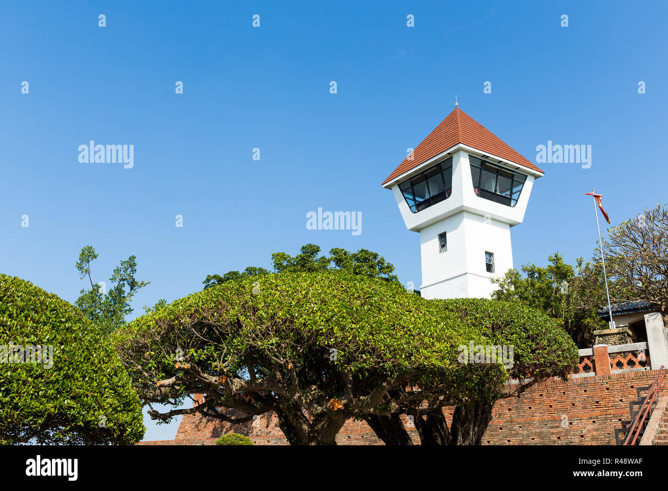 Watchtower of Fort Zeelandia at Tainan Stock Photo - Alamy