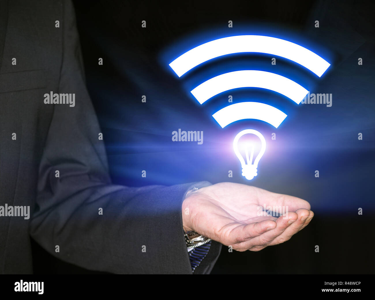 Li fi background hi-res stock photography and images - Alamy