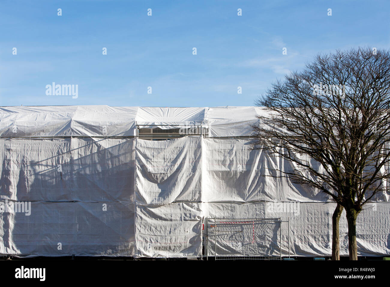 Construction site protection Stock Photo - Alamy