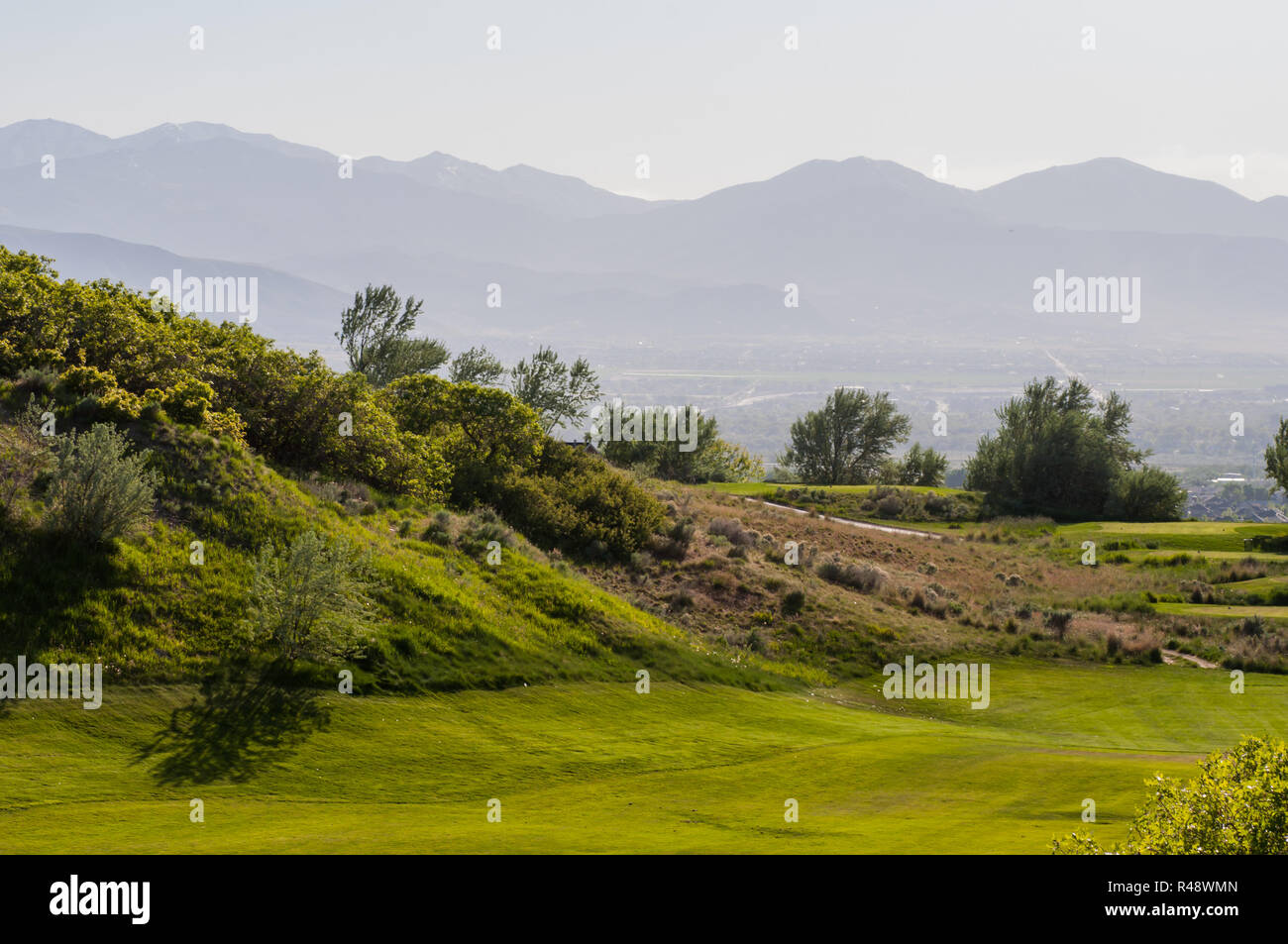 Golfing in layers Stock Photo - Alamy