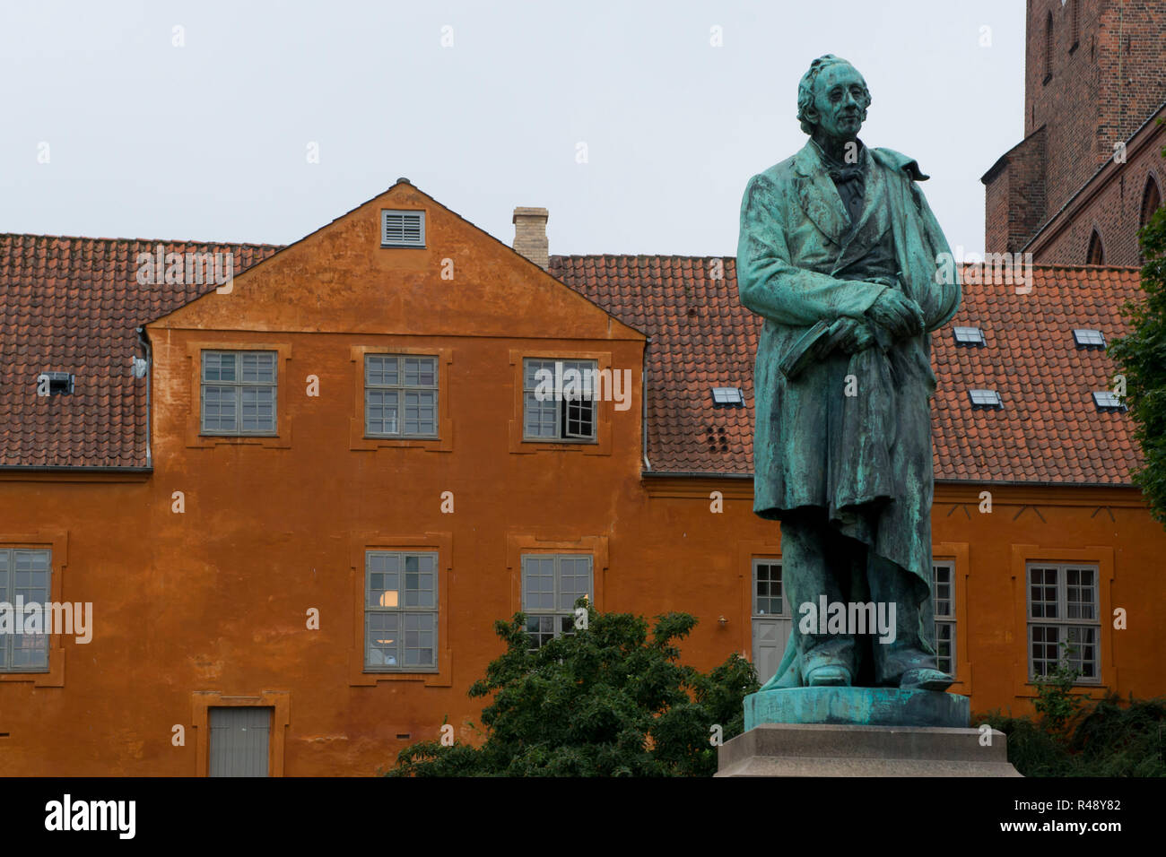 Statue of Hans Christian Andersen in Odense Stock Photo - Alamy