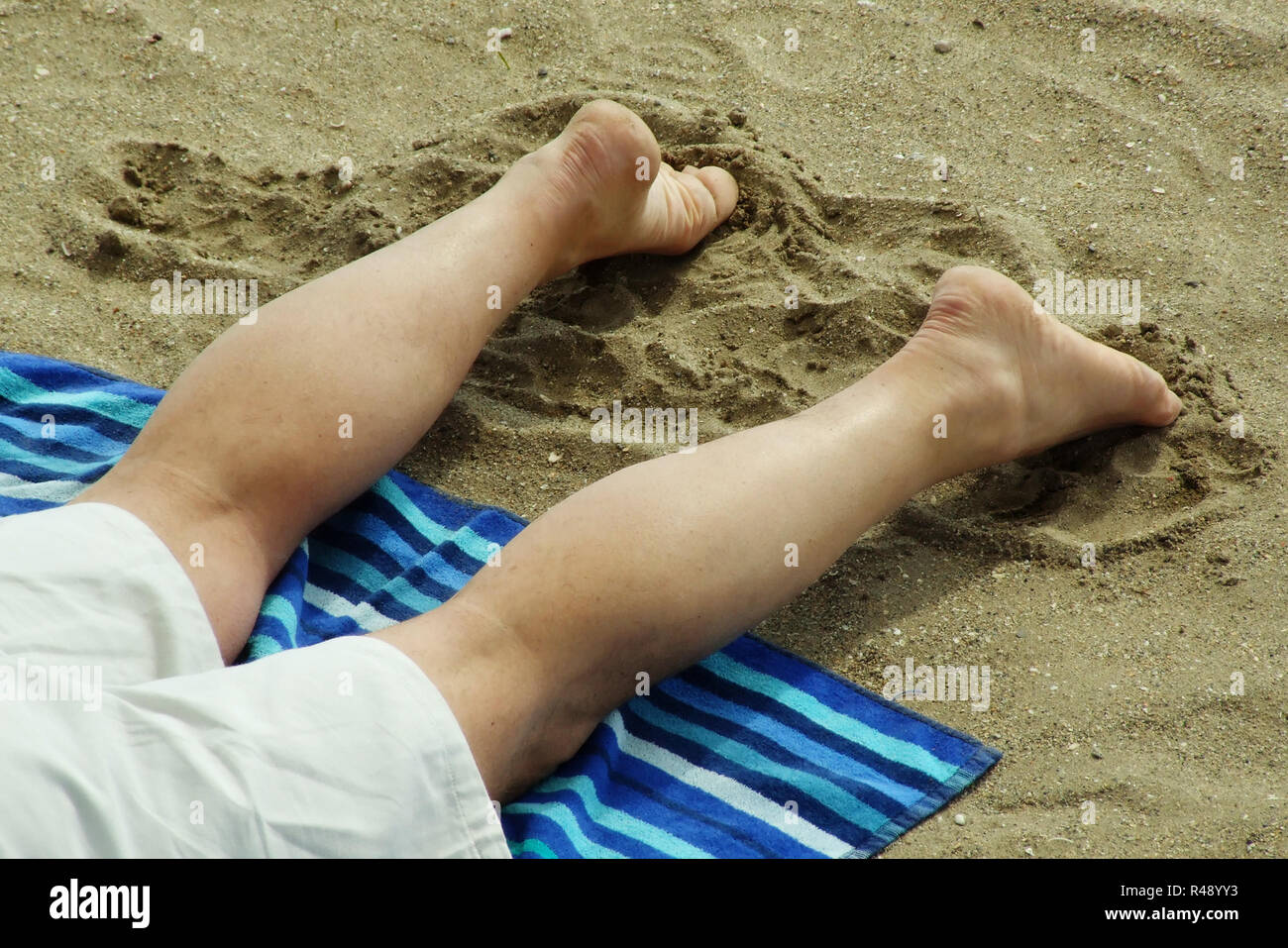 at the beach Stock Photo - Alamy