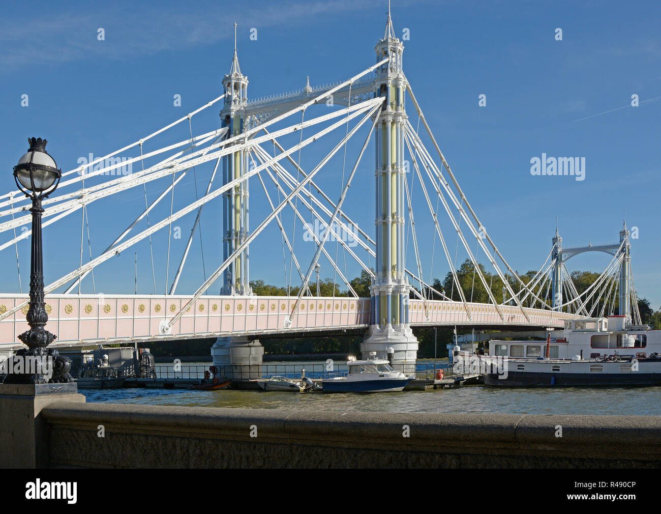 Albert Bridge, London, England Stock Photo - Alamy