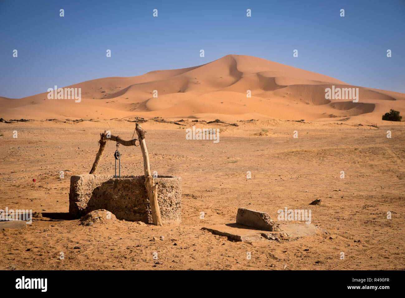 Old well, Morocco, Sahara Desert Stock Photo - Alamy