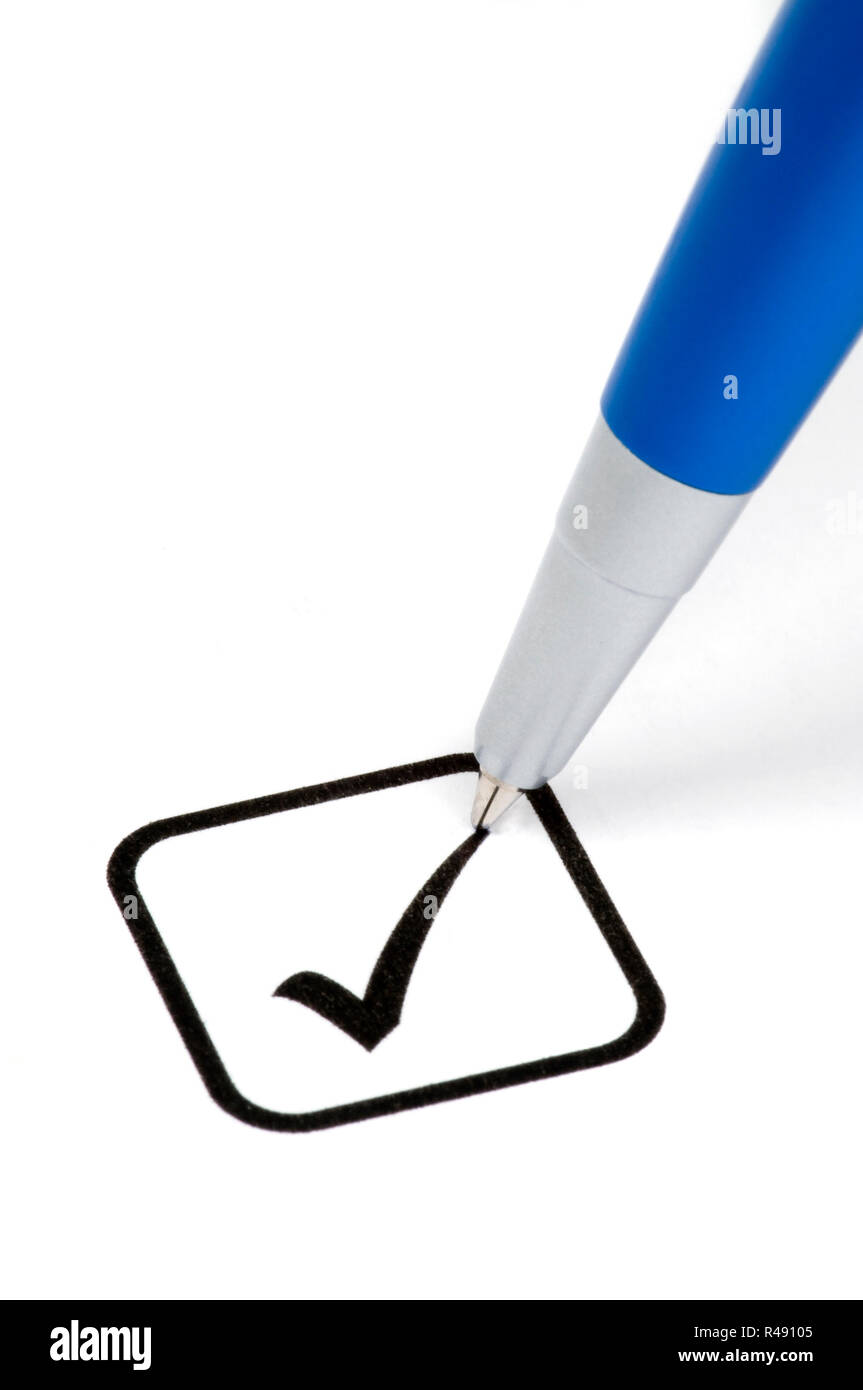 Round check mark hi-res stock photography and images - Alamy