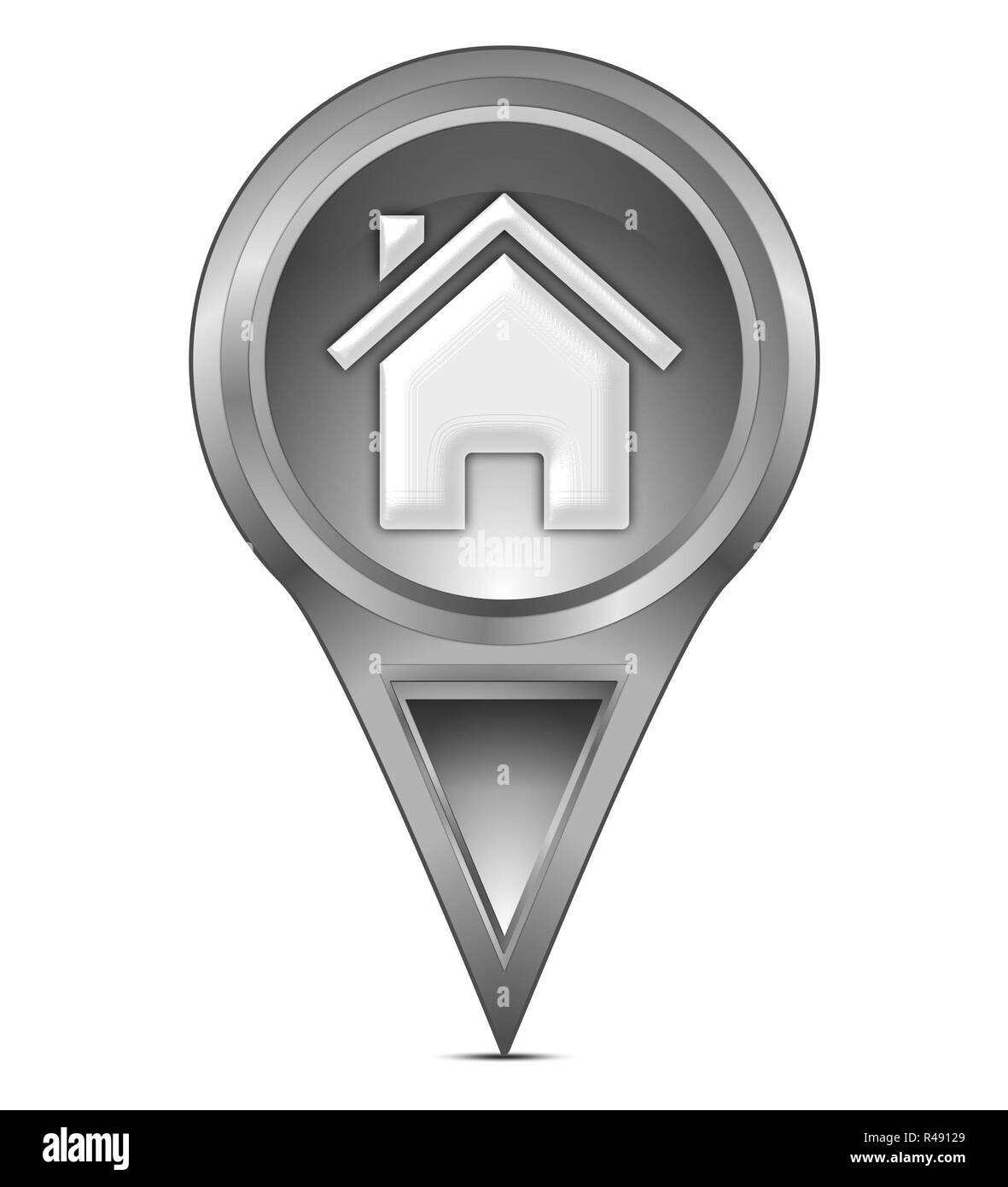 Residential address pin map pointer hi-res stock photography and images ...