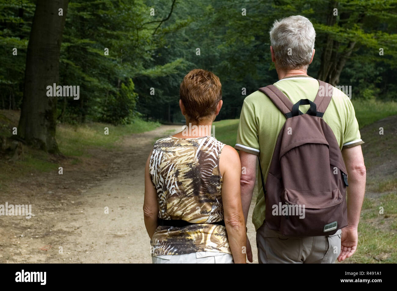 Couple training outdoors going hi-res stock photography and images - Alamy
