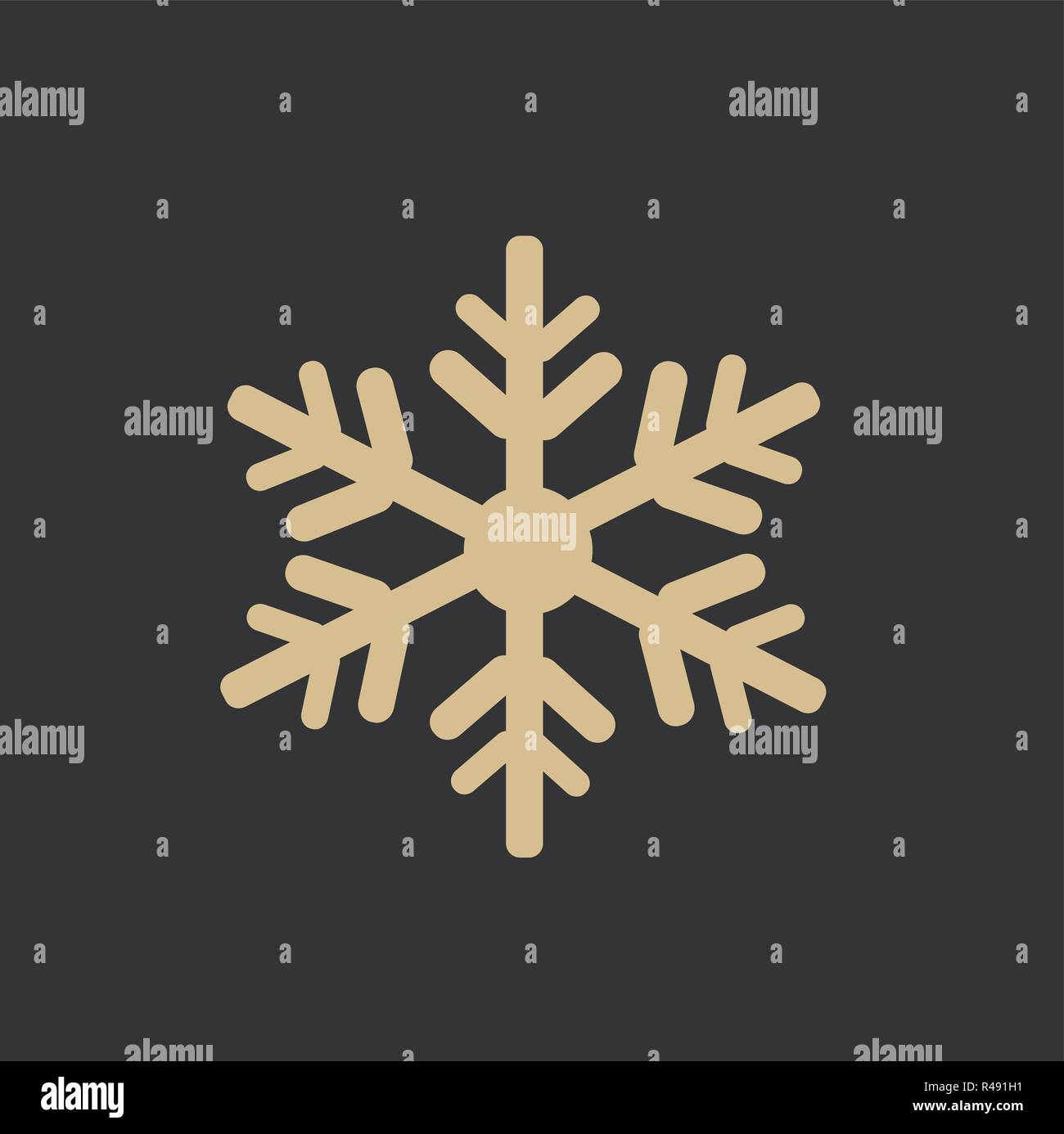 snowflake vector illustration art Stock Vector Image & Art - Alamy