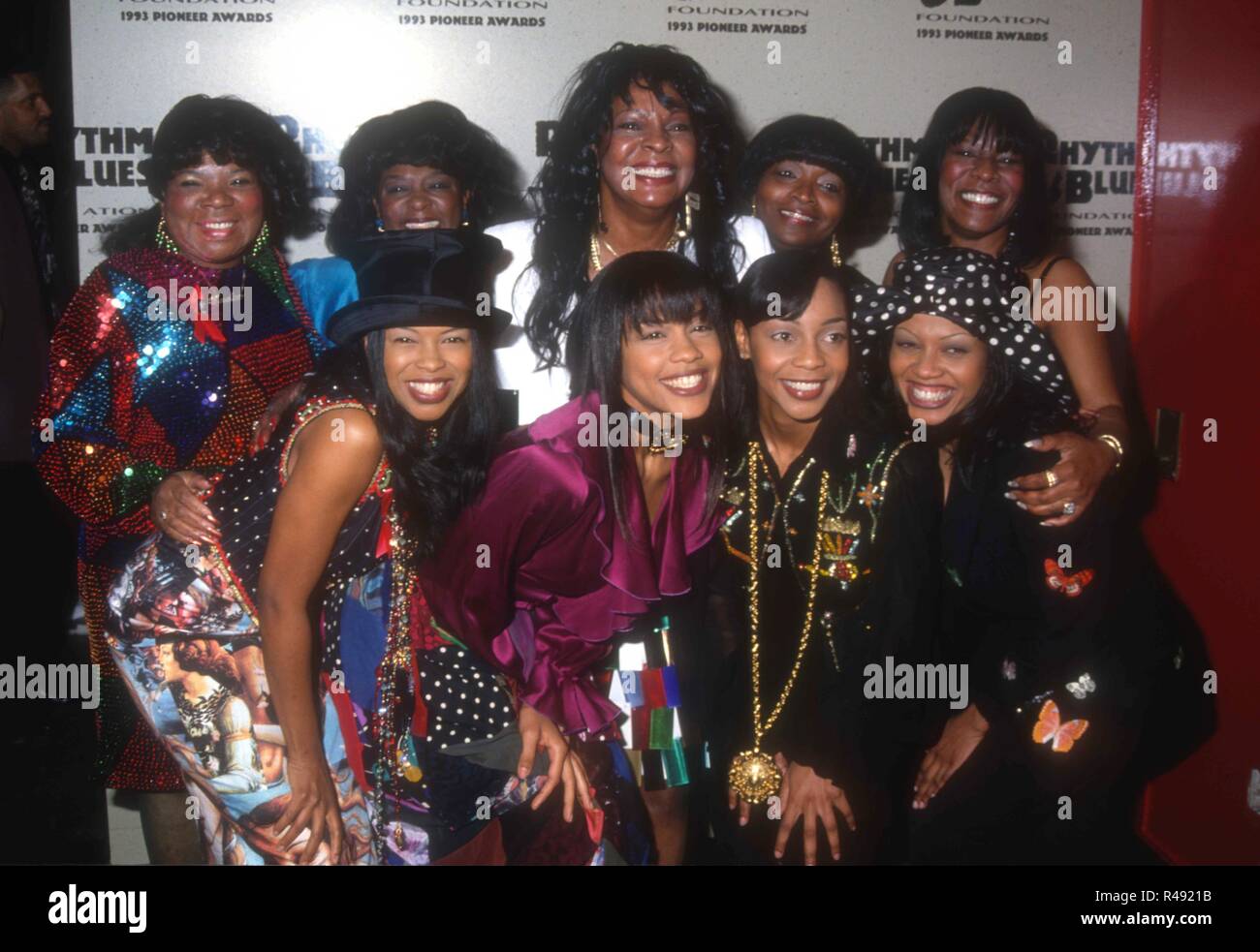 LOS ANGELES, CA - FEBRUARY 25: Singers Dawn Robinson, Cindy Herron ...