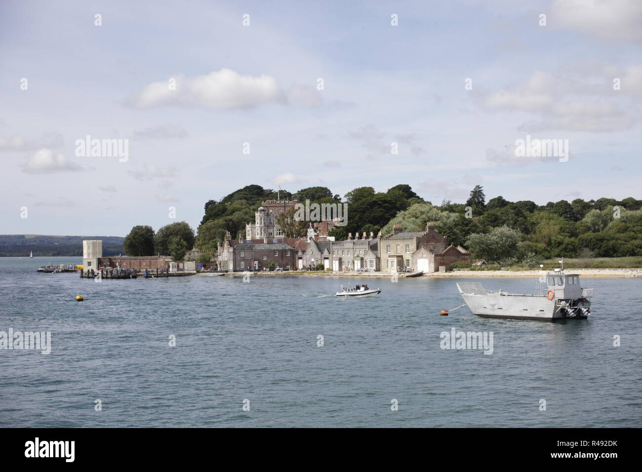 view of brownsea island,dorset,england Stock Photo - Alamy