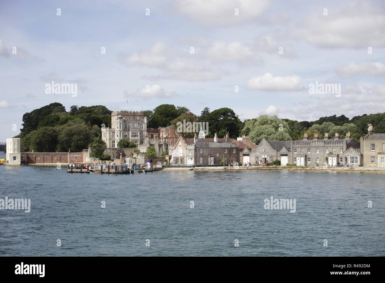 view of brownsea island,dorset,england Stock Photo - Alamy