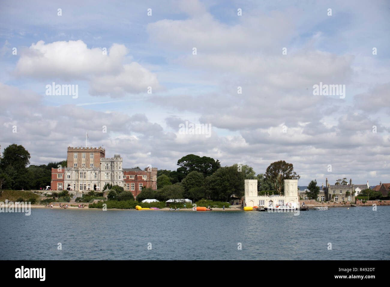 view of brownsea island,dorset,england Stock Photo - Alamy