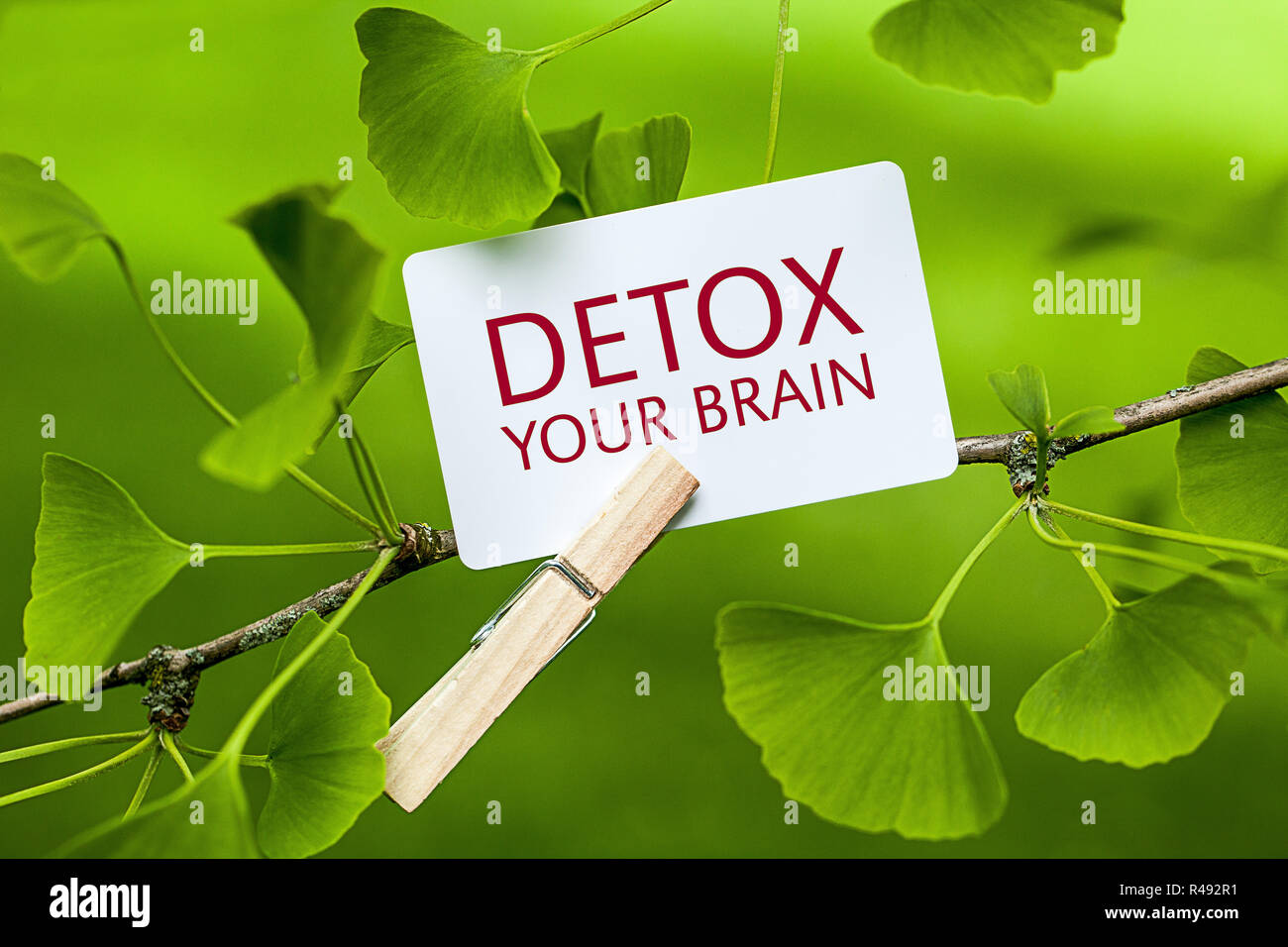 detox your brain Stock Photo - Alamy