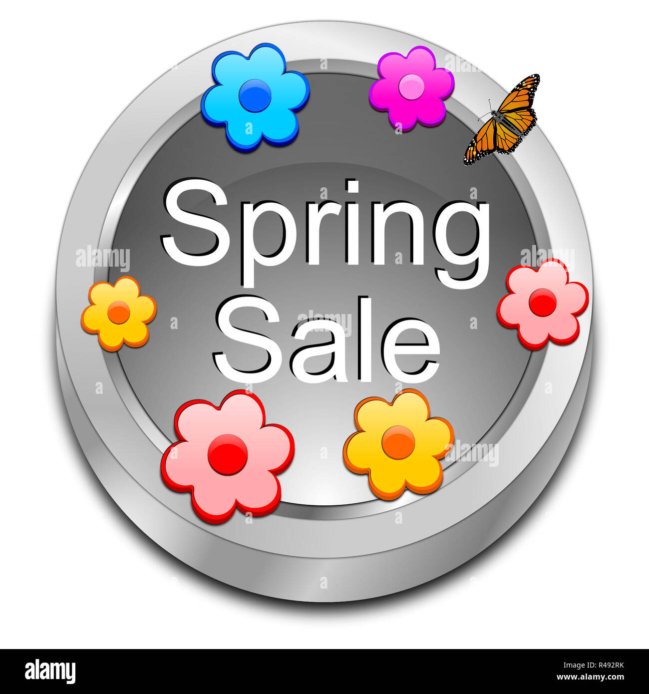 Silver button flower hi-res stock photography and images - Alamy