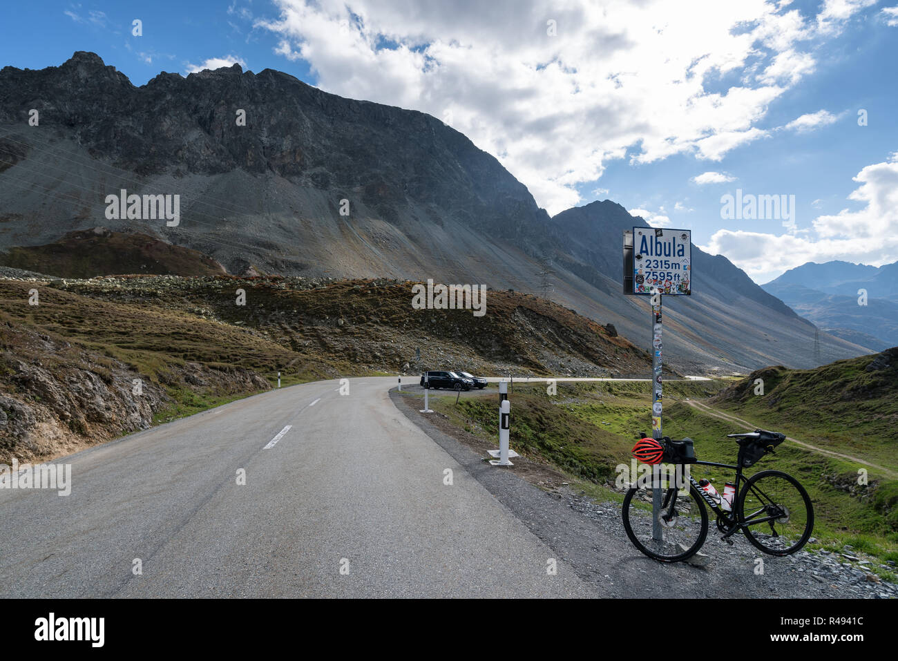 At Albulapass near Interlaken, Switzerland, Europe Stock Photo - Alamy