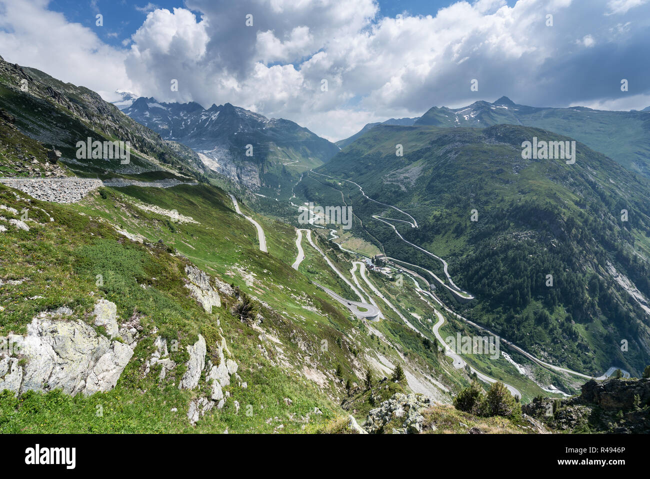 Furka pass switzerland road hi-res stock photography and images - Alamy