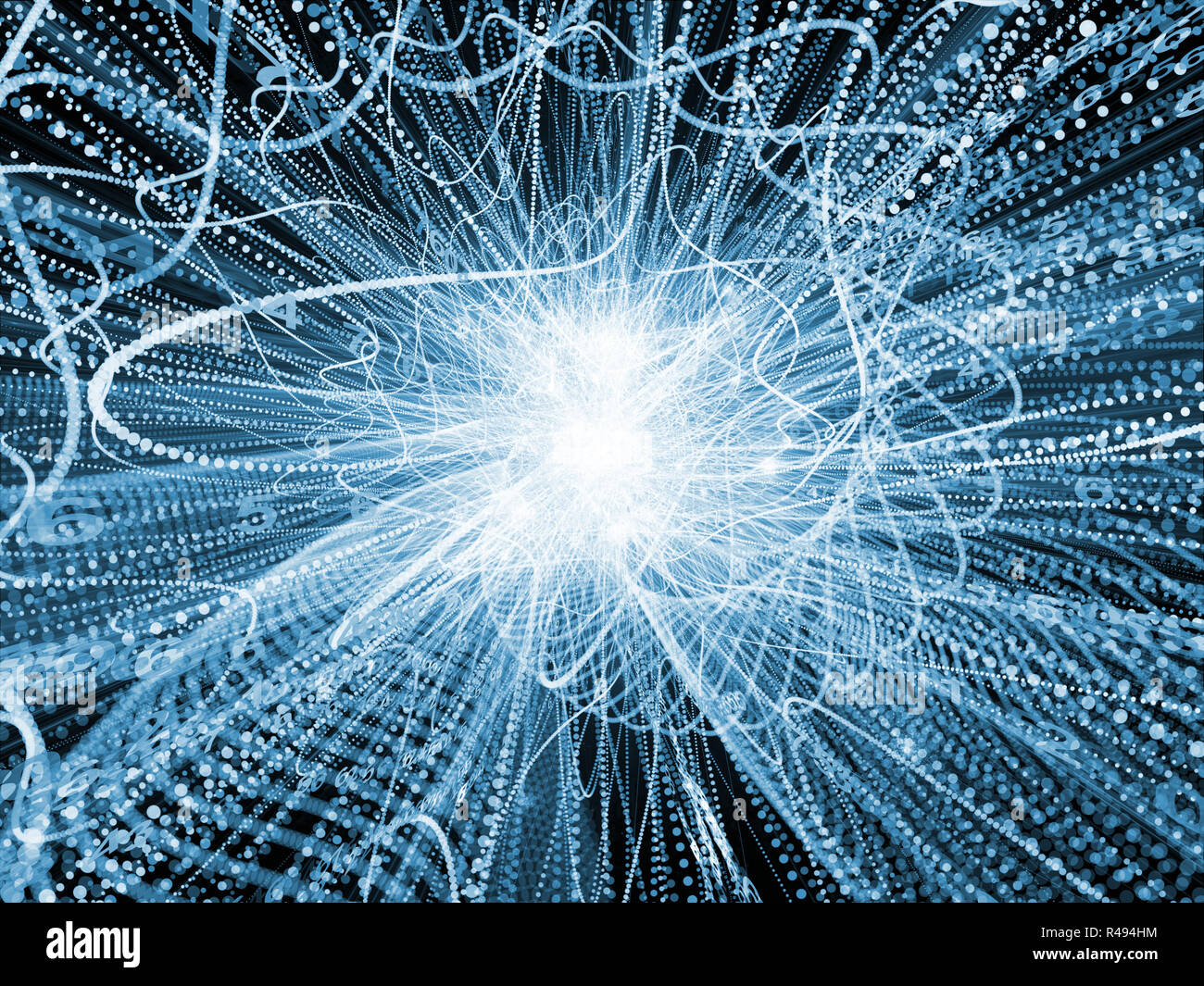 Energy of Wave Particle Stock Photo - Alamy