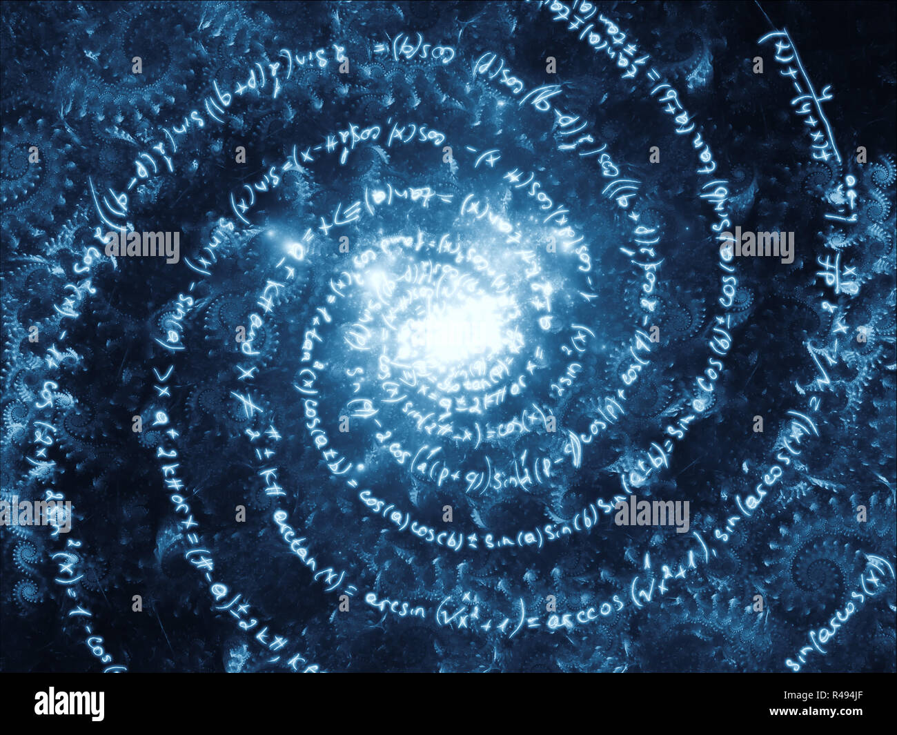 Propagation of Math Vortex Stock Photo - Alamy