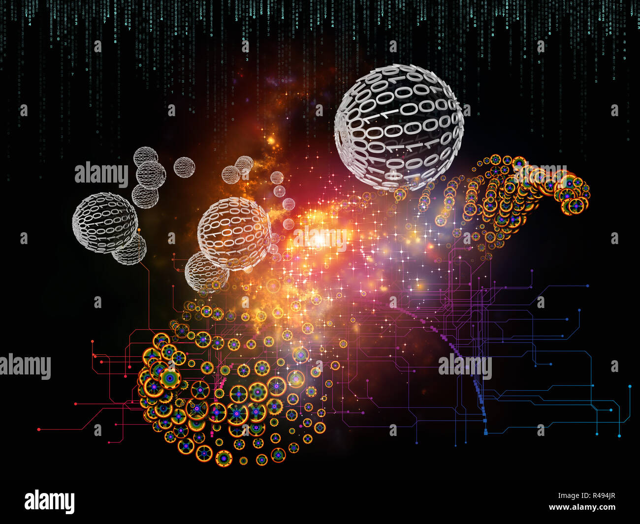 Evolving Data Set Stock Photo - Alamy