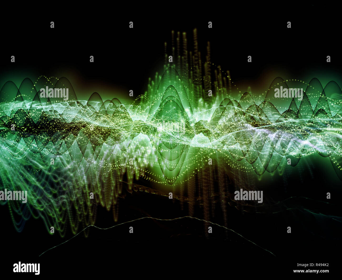 Visualization of Sound Wave Stock Photo - Alamy
