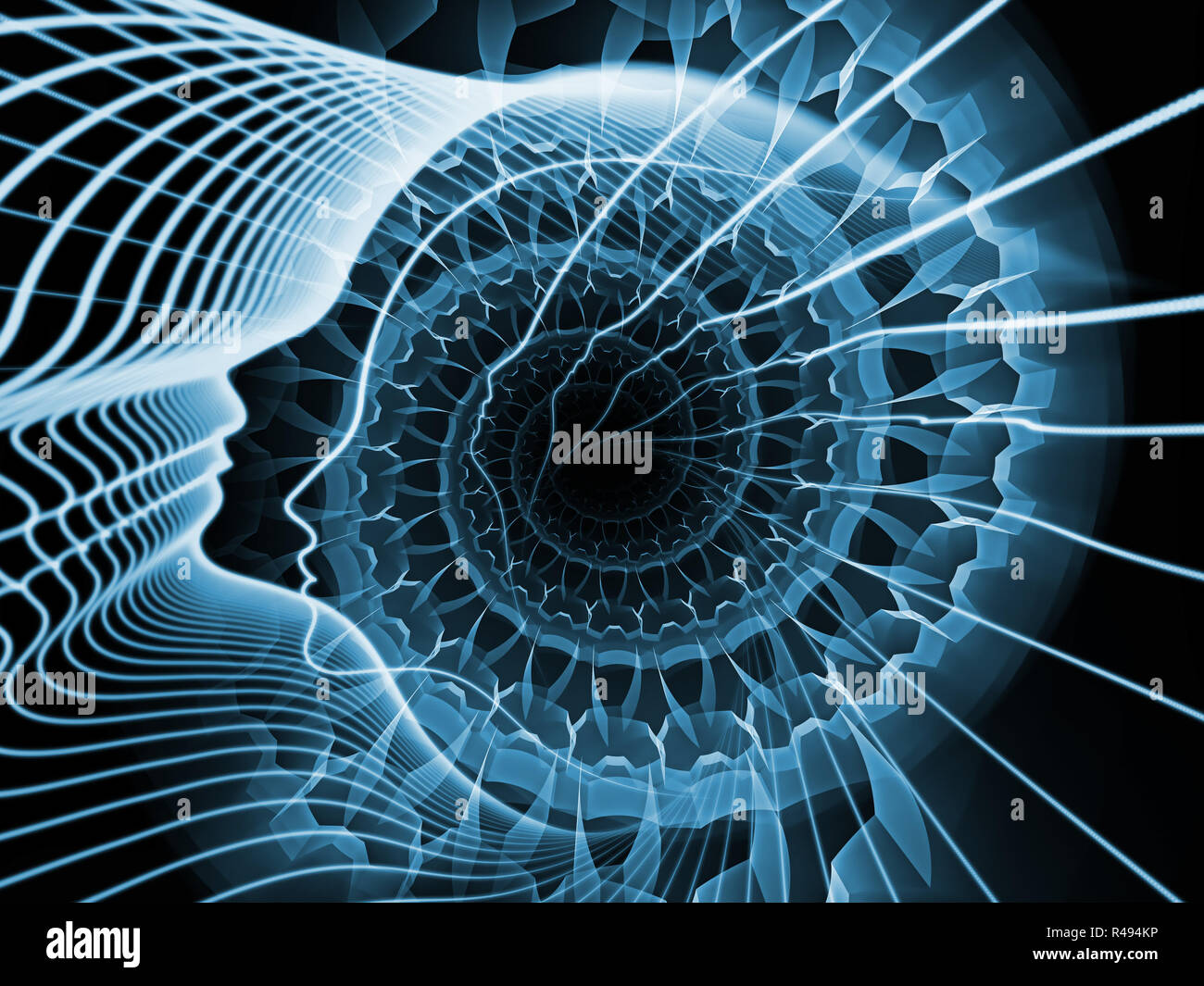 Illusion of Soul and Mind Stock Photo - Alamy