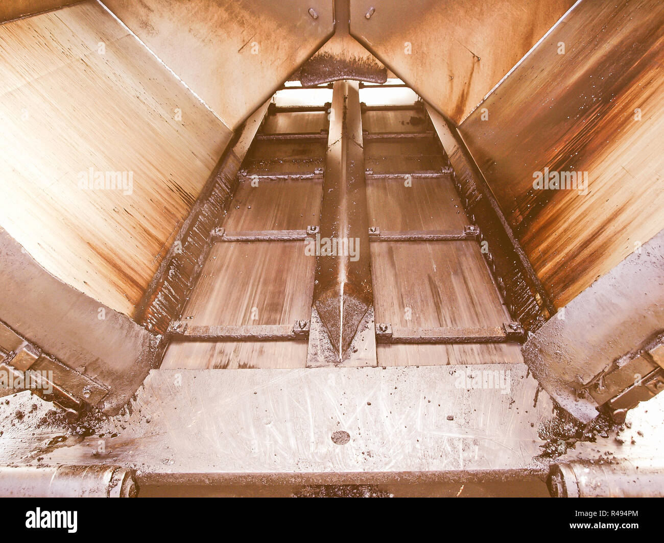 Asphalt machine vintage Stock Photo - Alamy