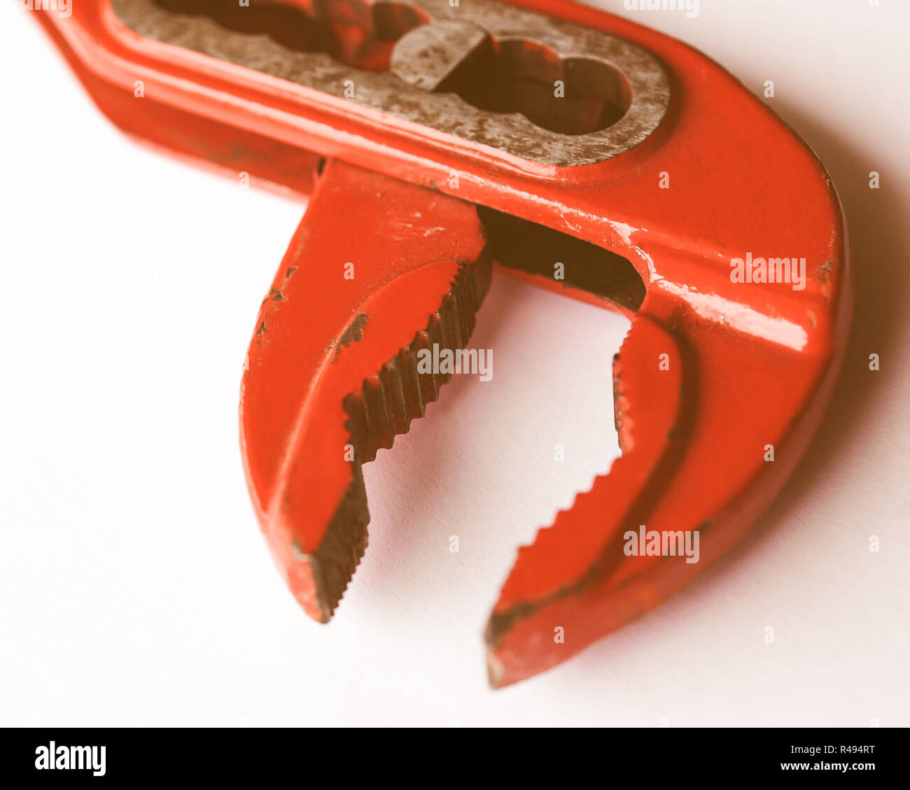 Wrench spanner vintage Stock Photo - Alamy