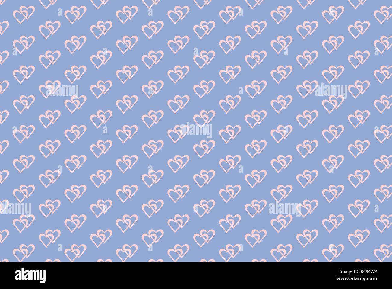 Two hearts vector pattern hi-res stock photography and images - Alamy