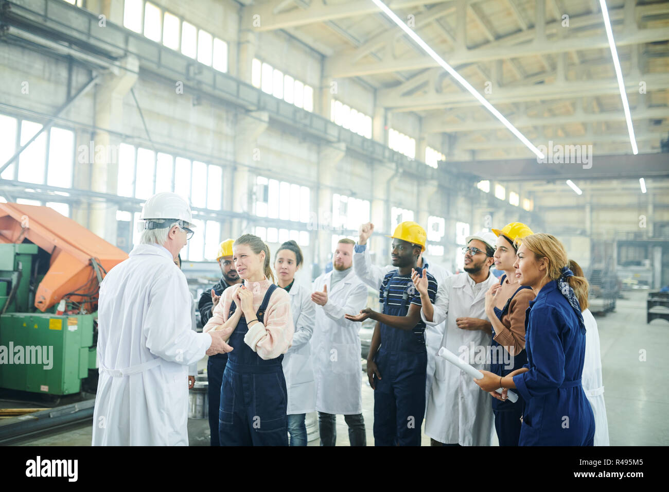Desperate Workers on Strike Stock Photo - Alamy