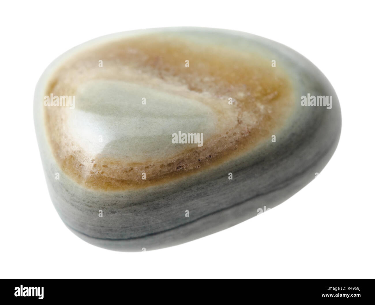 gray agate gemstone isolated Stock Photo - Alamy