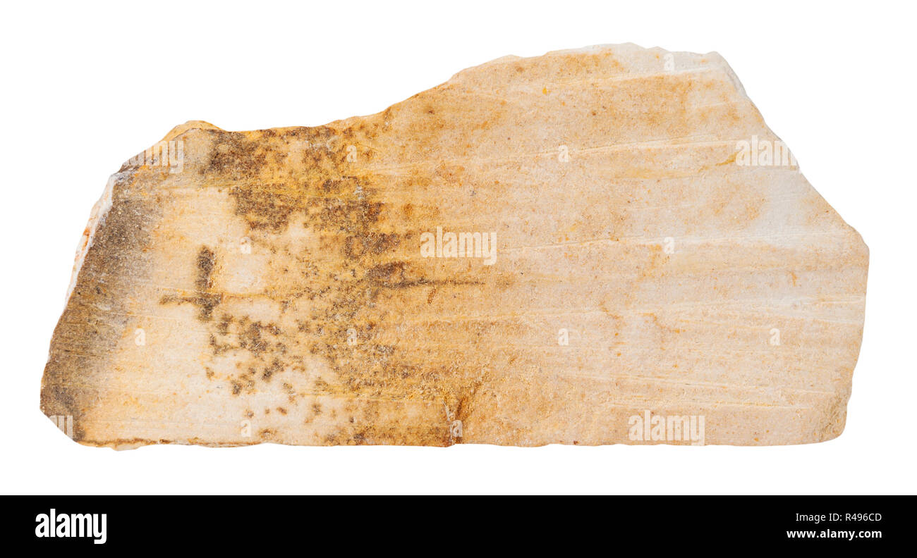 specimen of Shale mineral stone isolated Stock Photo - Alamy