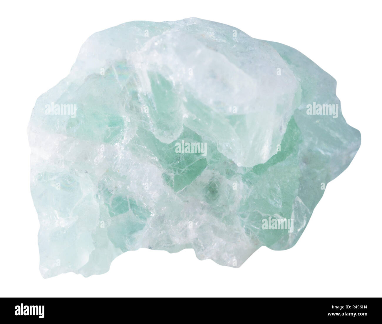 fluorite (fluorspar) mineral stone isolated Stock Photo - Alamy