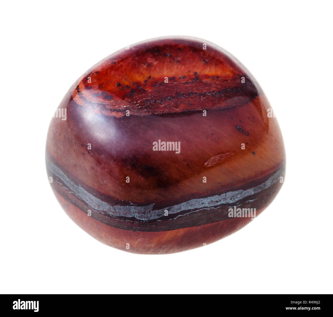 Jaspillite (ferruginous quartzite) gemstone Stock Photo - Alamy