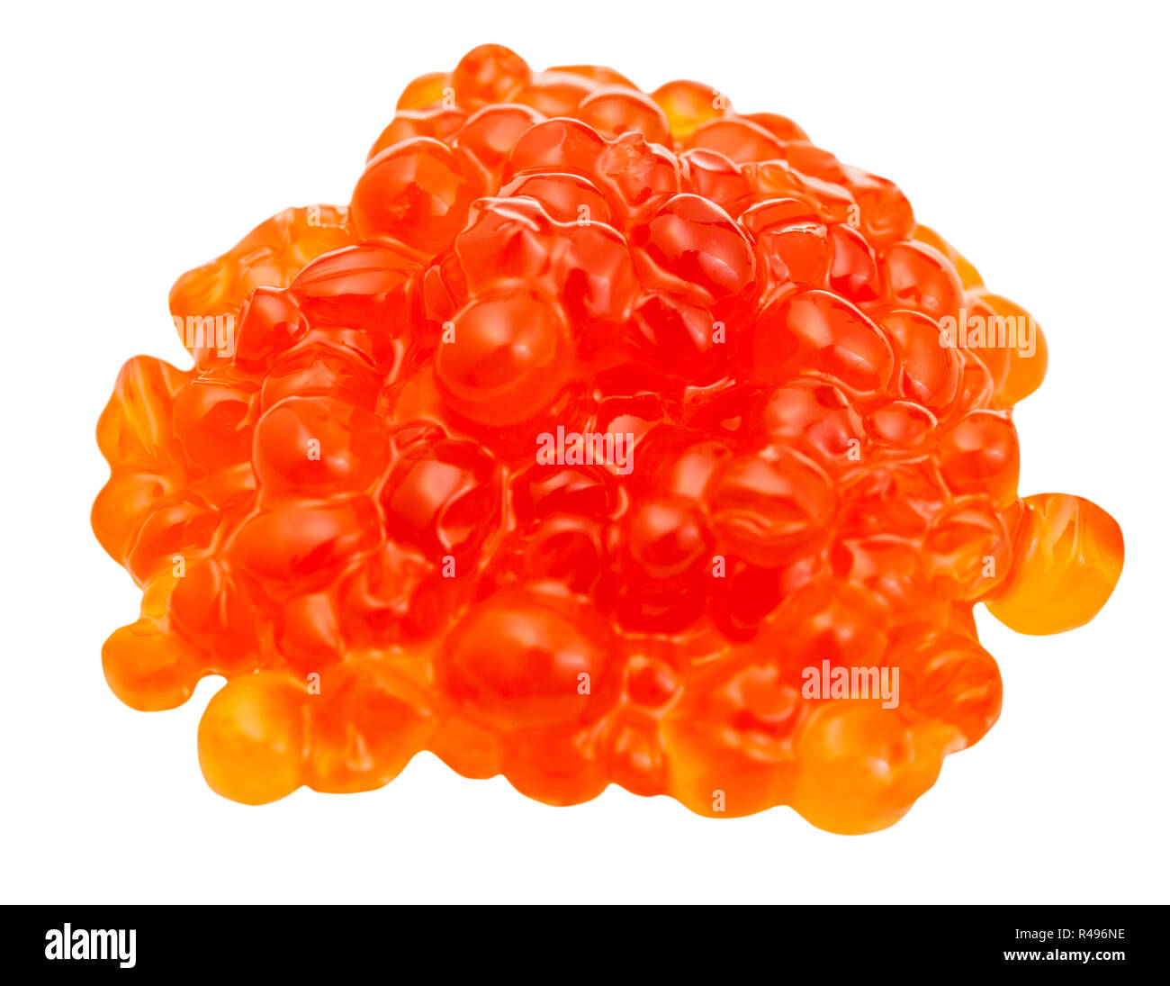 bunch of trout fish salty red caviar isolated Stock Photo - Alamy