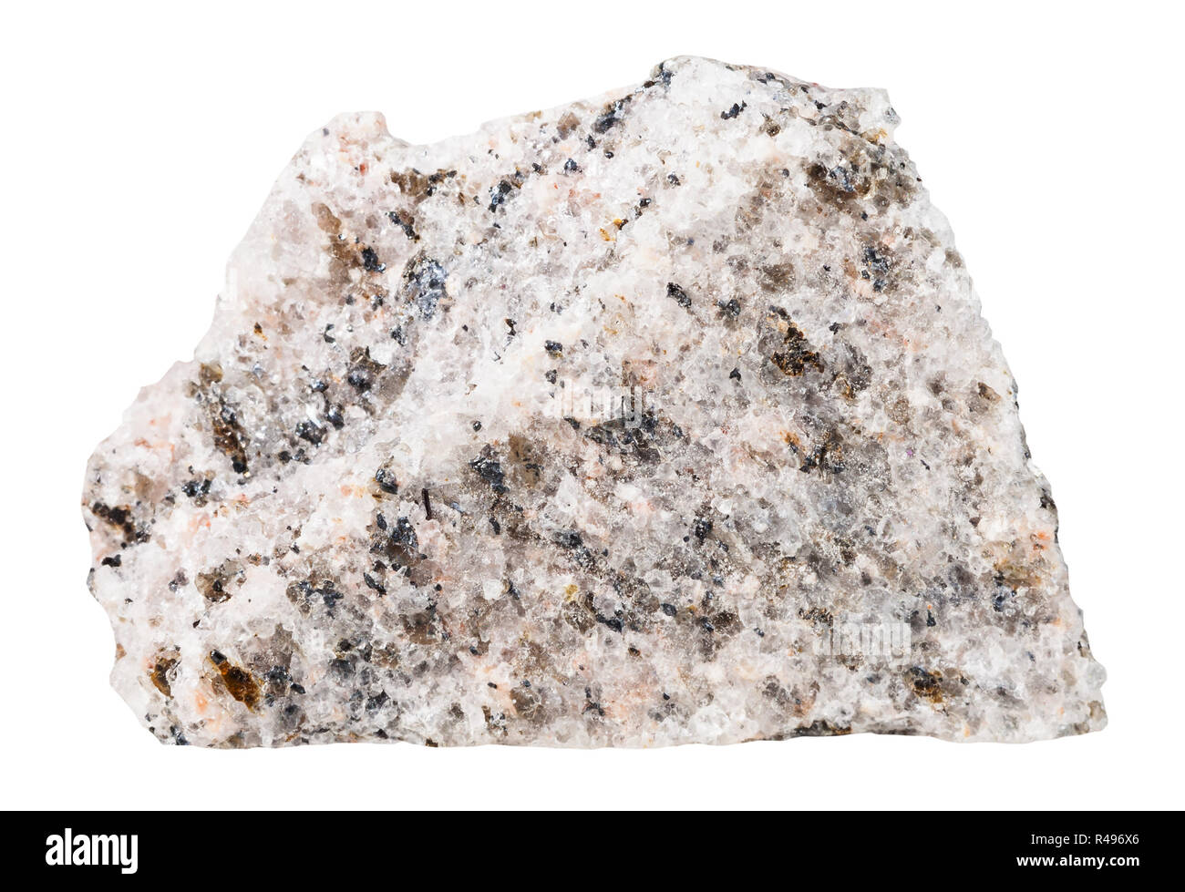 specimen of Schist mineral stone isolated Stock Photo - Alamy