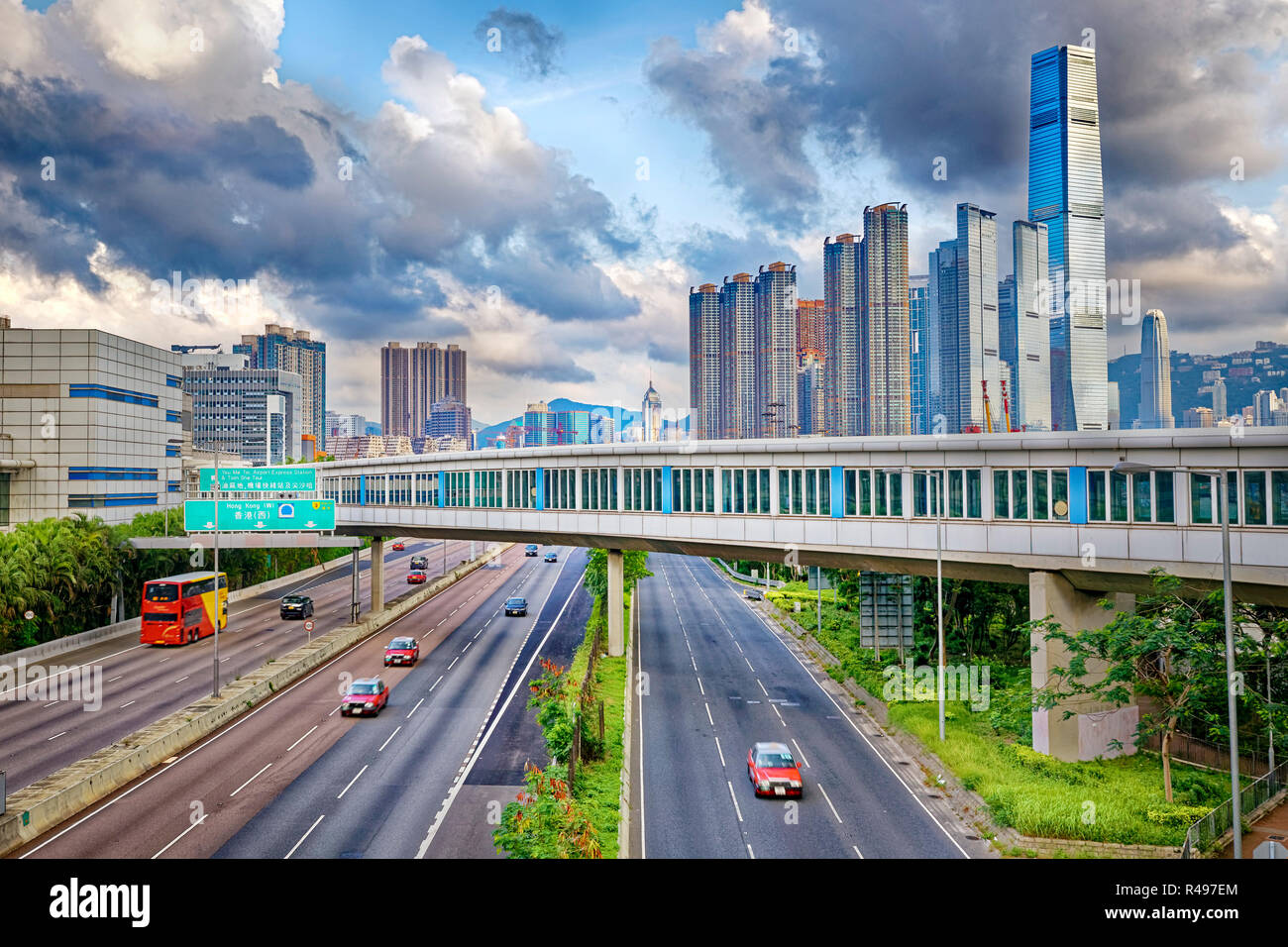 Hong kong highway hi-res stock photography and images - Alamy