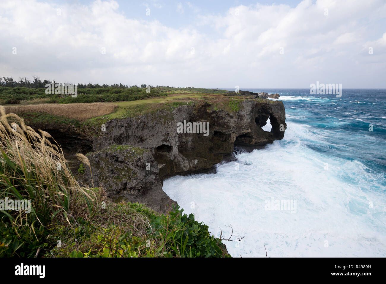Cape Manza in Okinawa japan Stock Photo - Alamy