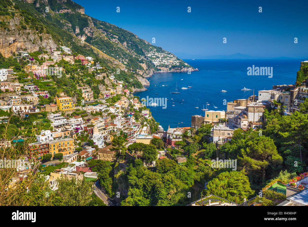 Positano beach sunset hi-res stock photography and images - Alamy