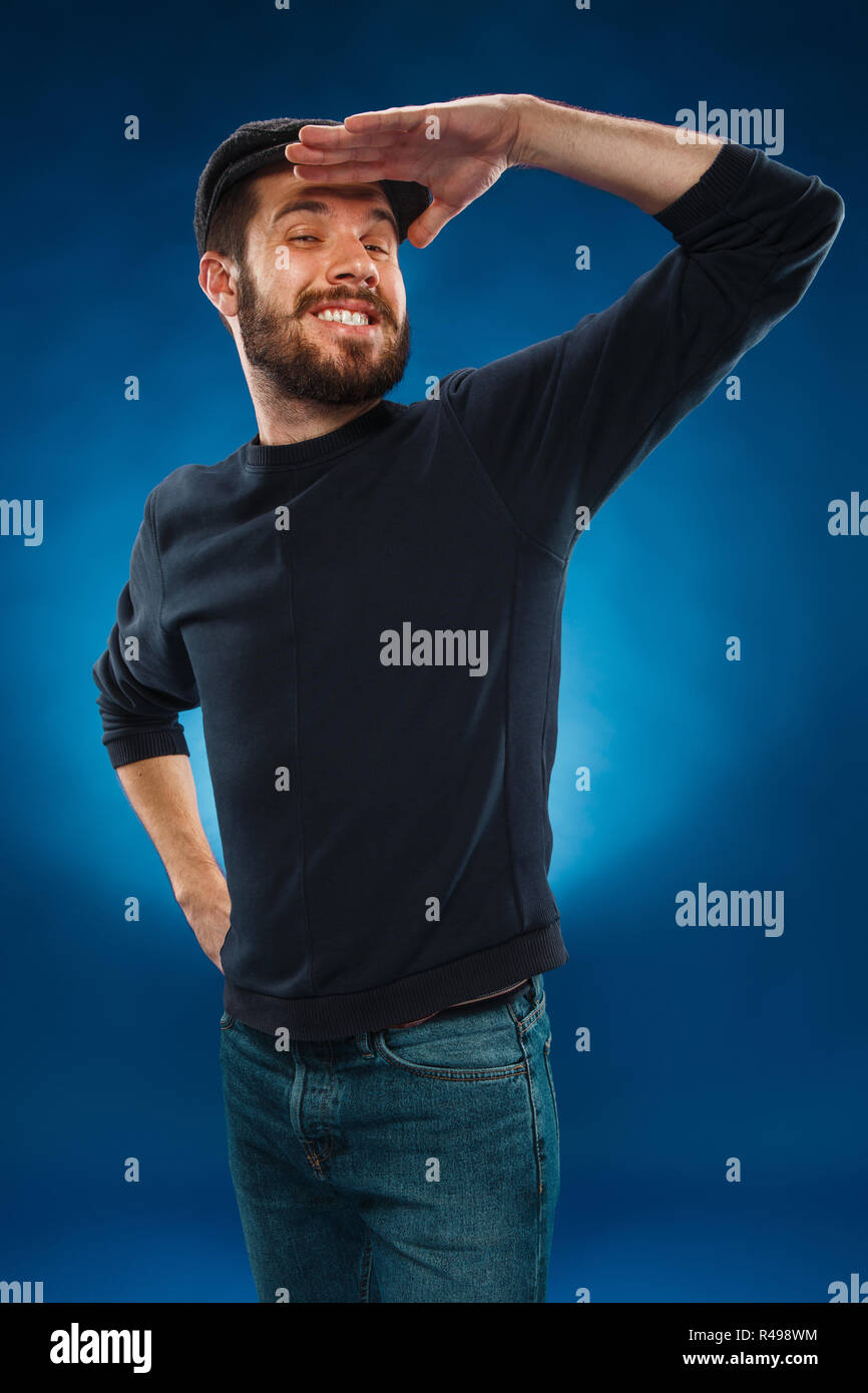 The man looking into the distance Stock Photo - Alamy