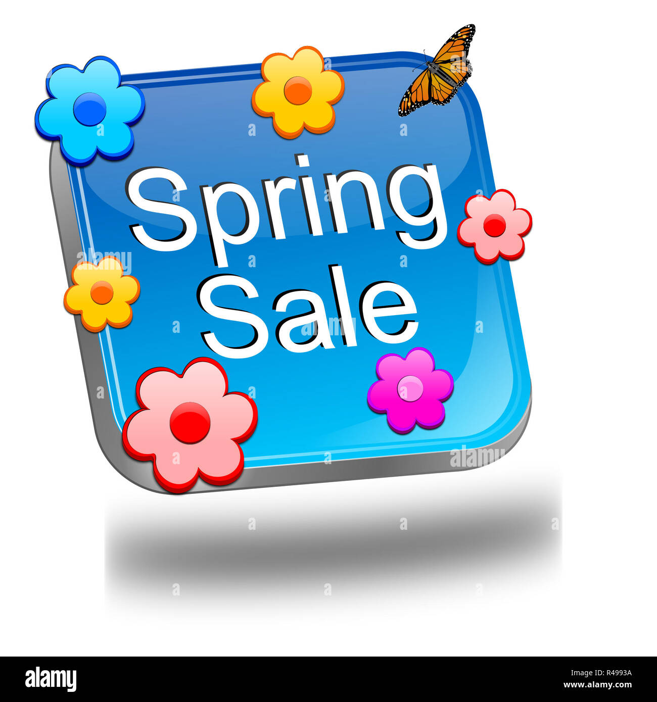 Spring percent discount icon Cut Out Stock Images & Pictures - Alamy