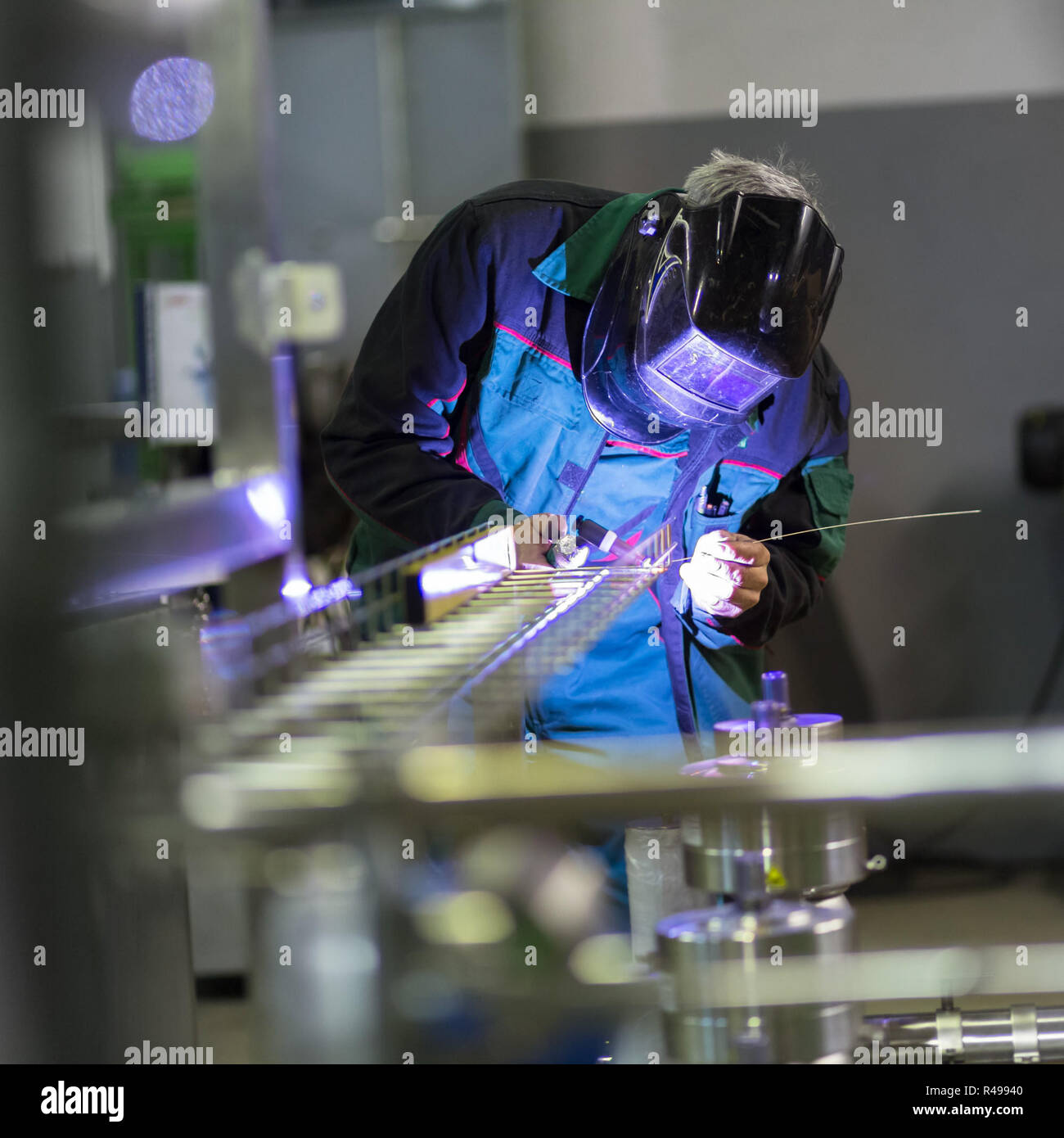 Welder industry inox hi-res stock photography and images - Alamy