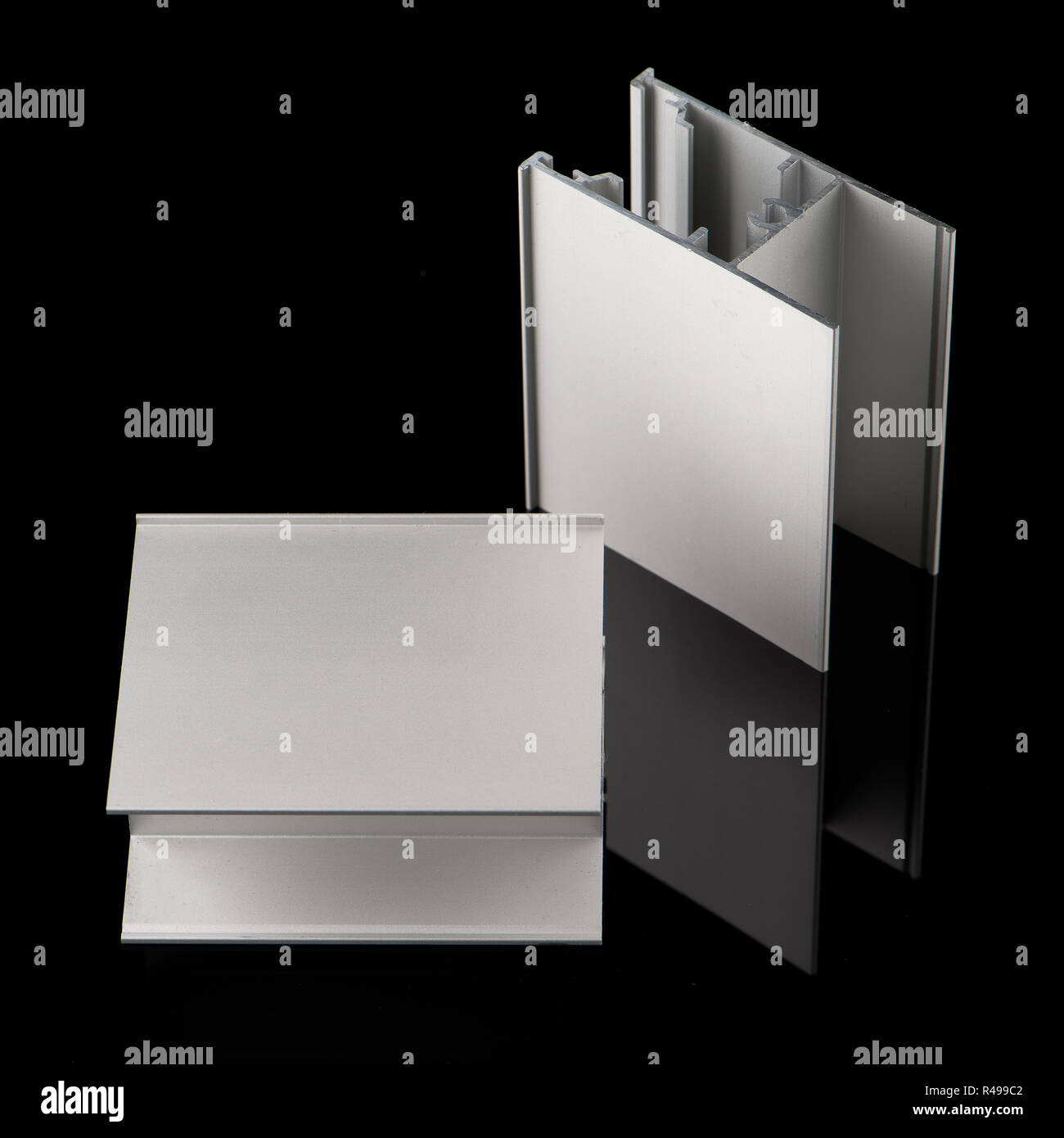 Aluminium profile sample Stock Photo - Alamy