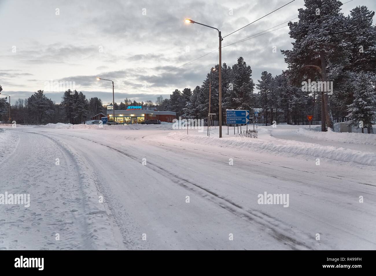 Finnish lapland inari hi-res stock photography and images - Alamy