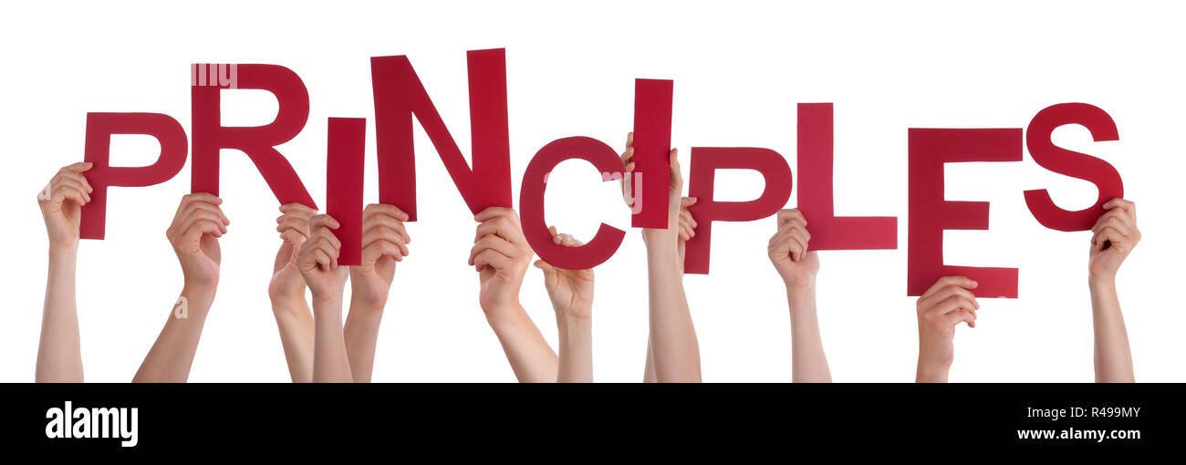 Values and principles banner hi-res stock photography and images - Alamy