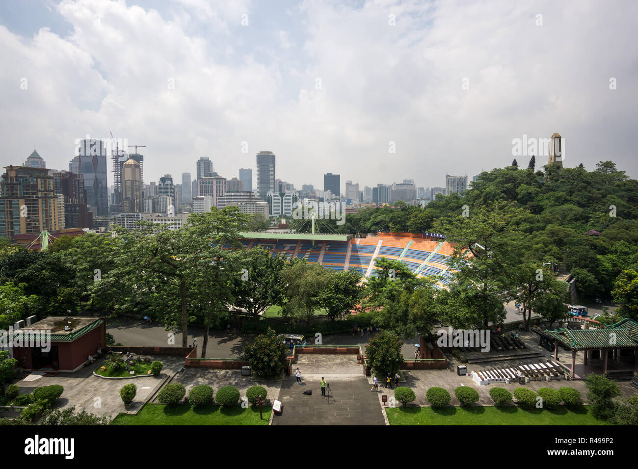 the view from zhenhai tower Stock Photo - Alamy