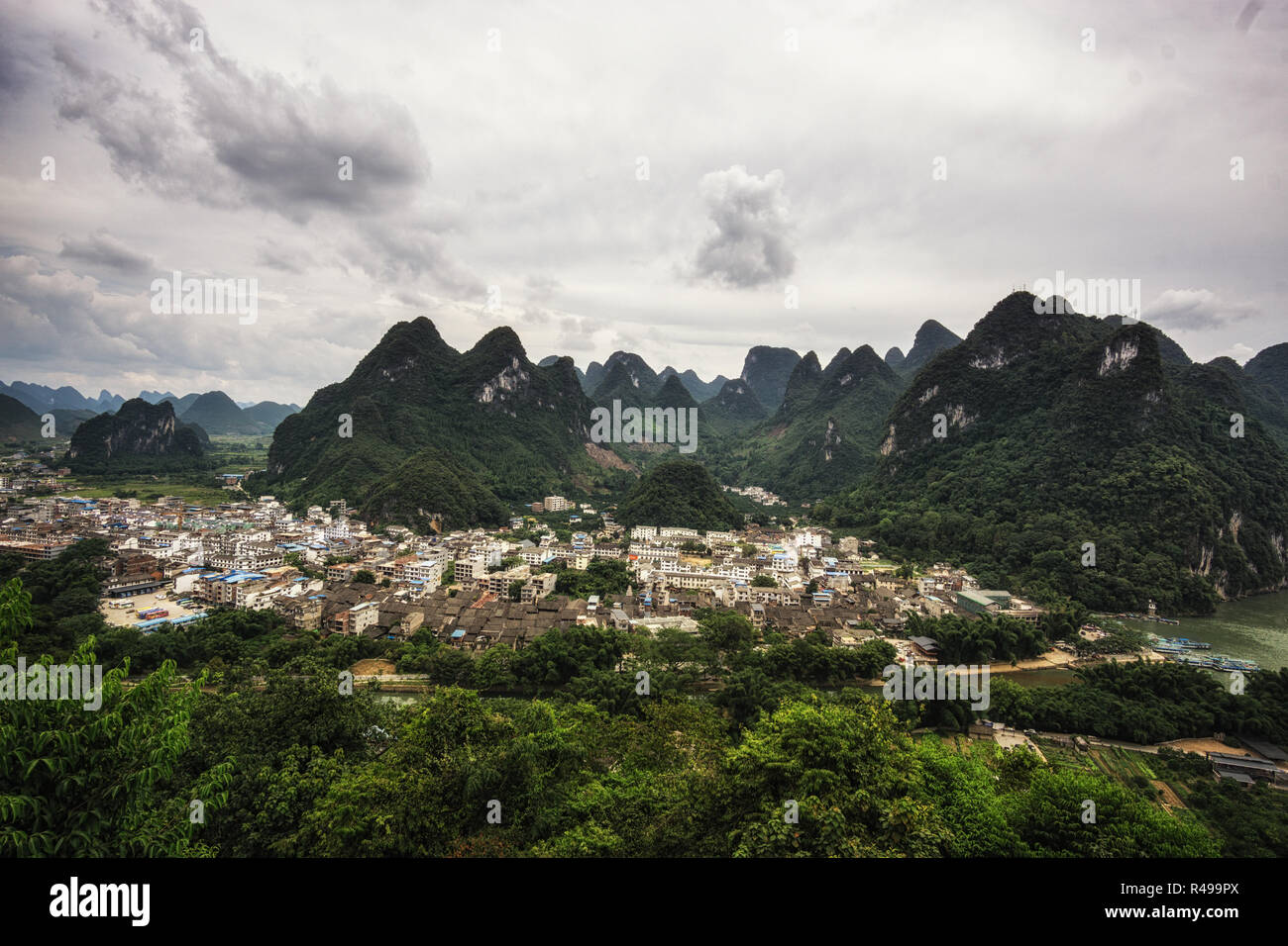 The xingping viewpoint Stock Photo - Alamy