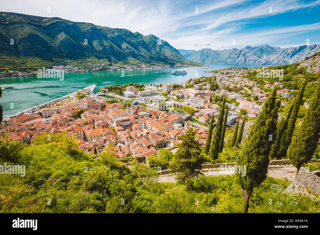 Kotor fjord montenegro hi-res stock photography and images - Alamy