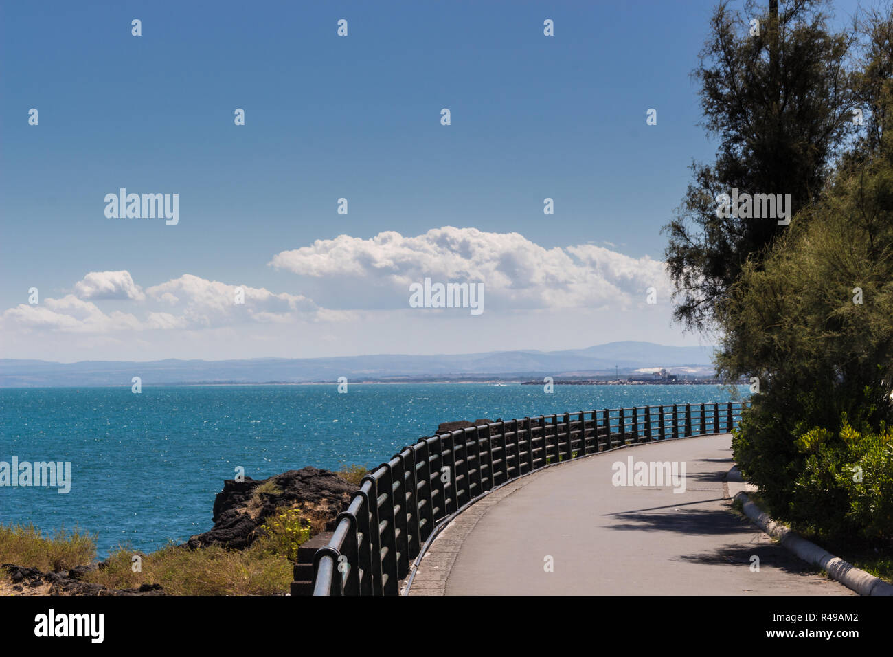 The street on sea Stock Photo - Alamy