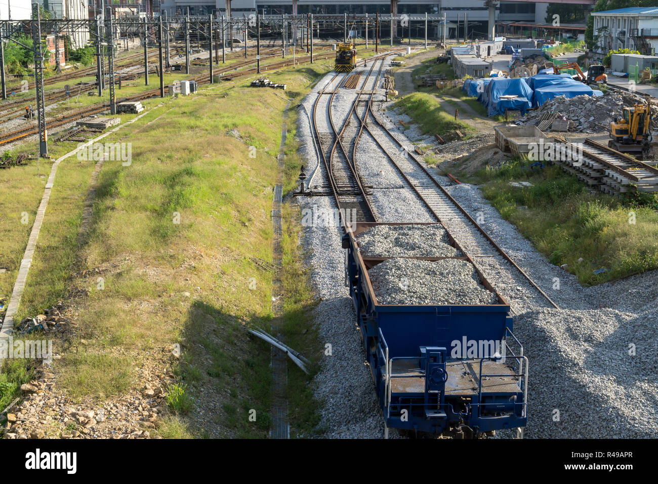 Ballast train hi-res stock photography and images - Alamy