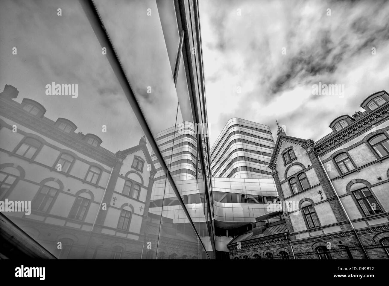 Buildings Downtown UmeÃ¥, Sweden Stock Photo - Alamy